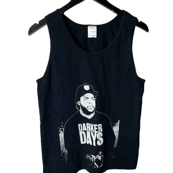 Vintage | Tops | Ice Cube Darker Days Rap Tank Top Vintage Y2k Black ...